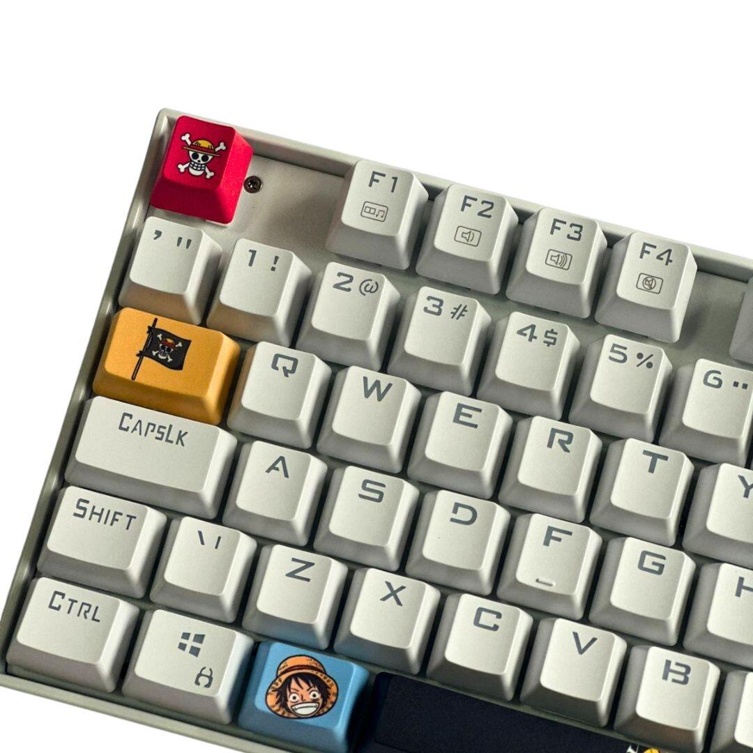 Kit One Piece Keycaps Personalizadas - Teclas em PBT para Teclados ...
