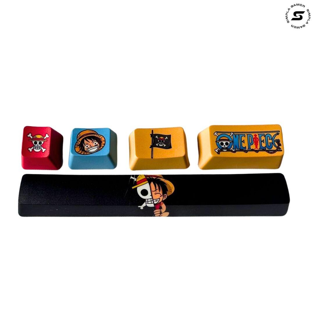Kit One Piece Keycaps Personalizadas - Teclas em PBT para Teclados ...