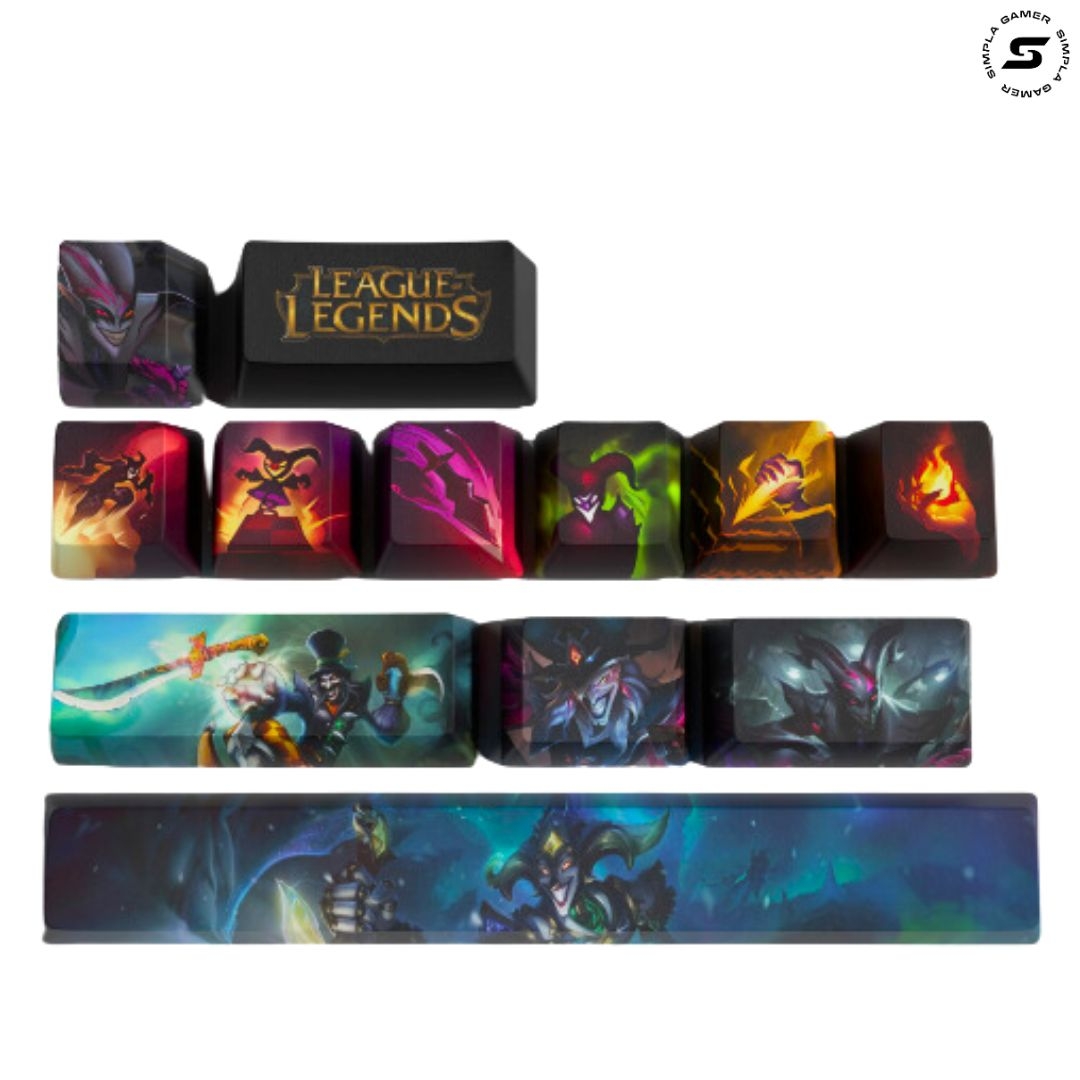 Keycaps Shaco League of Legends - 12 Teclas Personalizadas - a partir ...