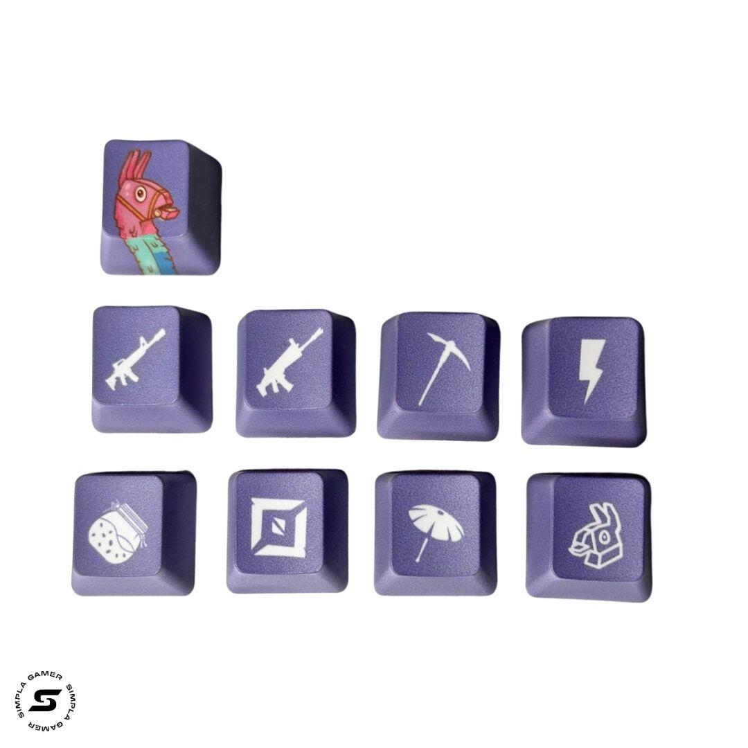 10 Keycaps Fortnite - Teclas do Fortnite - a partir de R$80,18