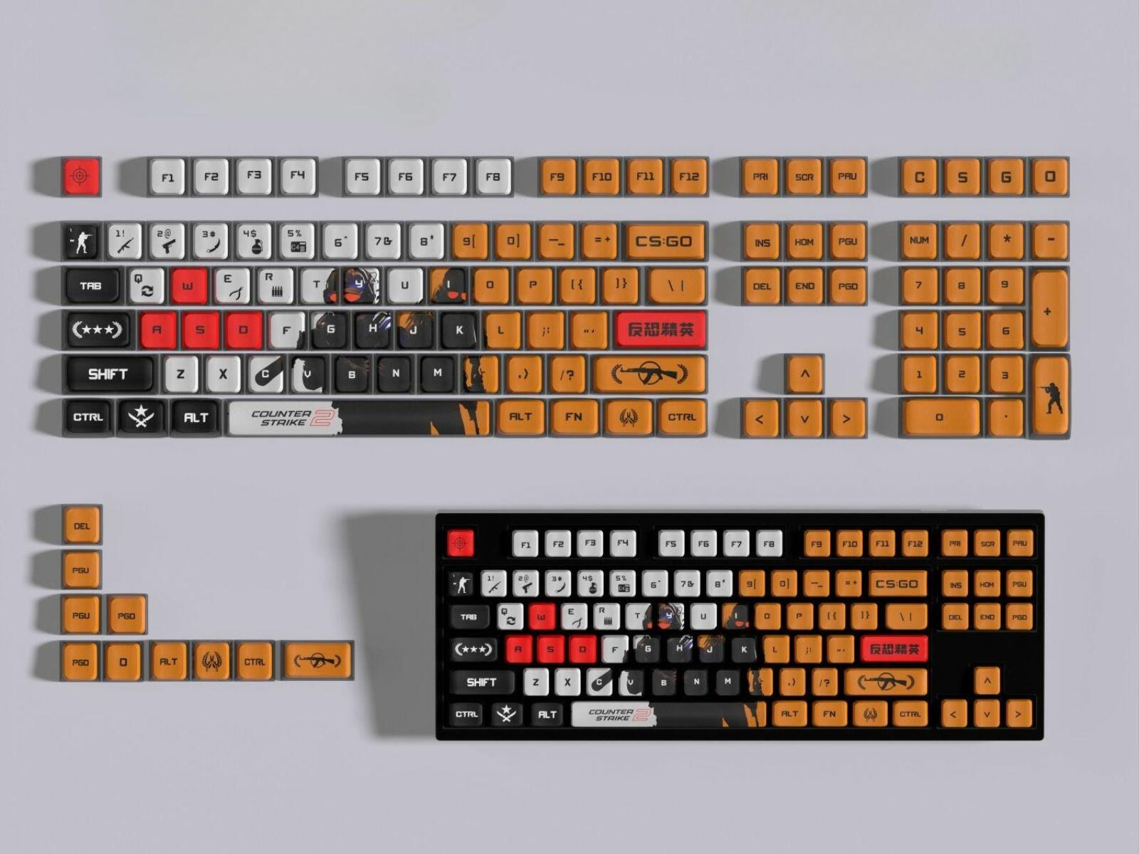 Comprar CS2 Pudding Preto - 119 Teclas - a partir de R$232,28 - Keycaps ...