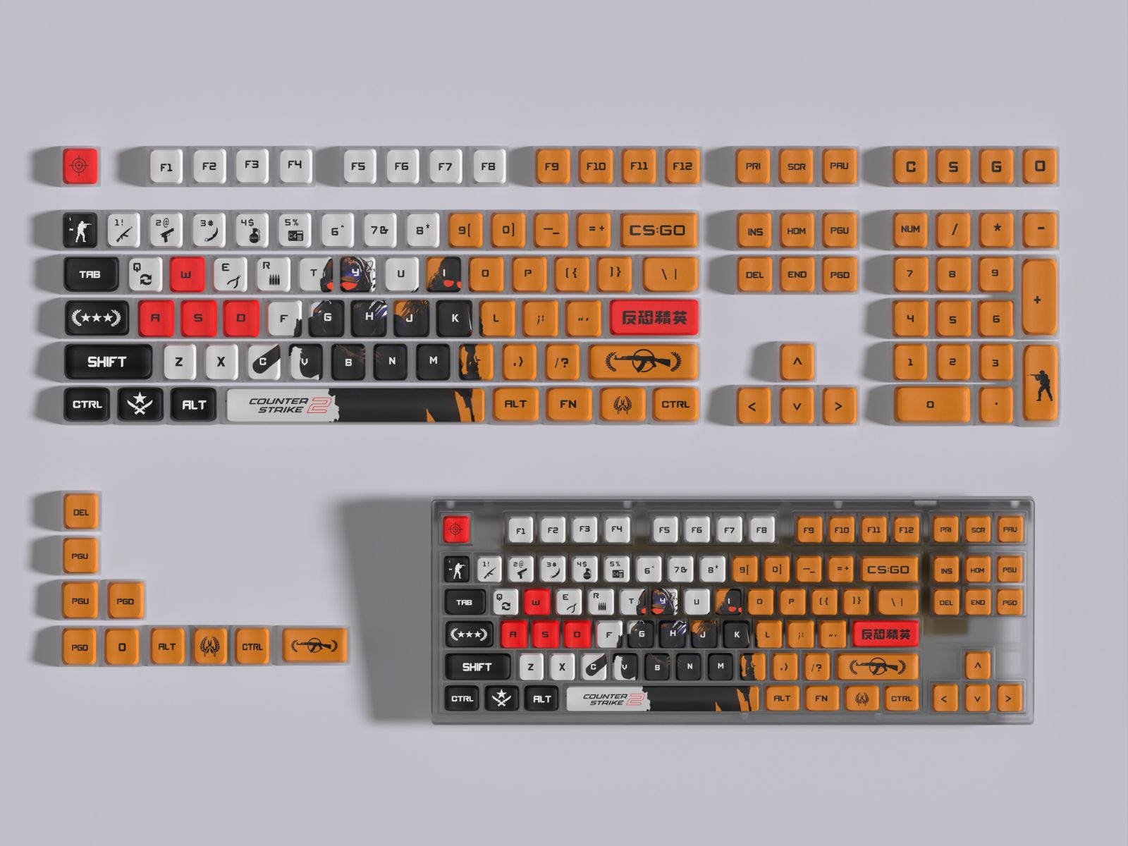 Comprar CS2 Pudding Transparente - 119 Teclas - a partir de R$232,28 ...