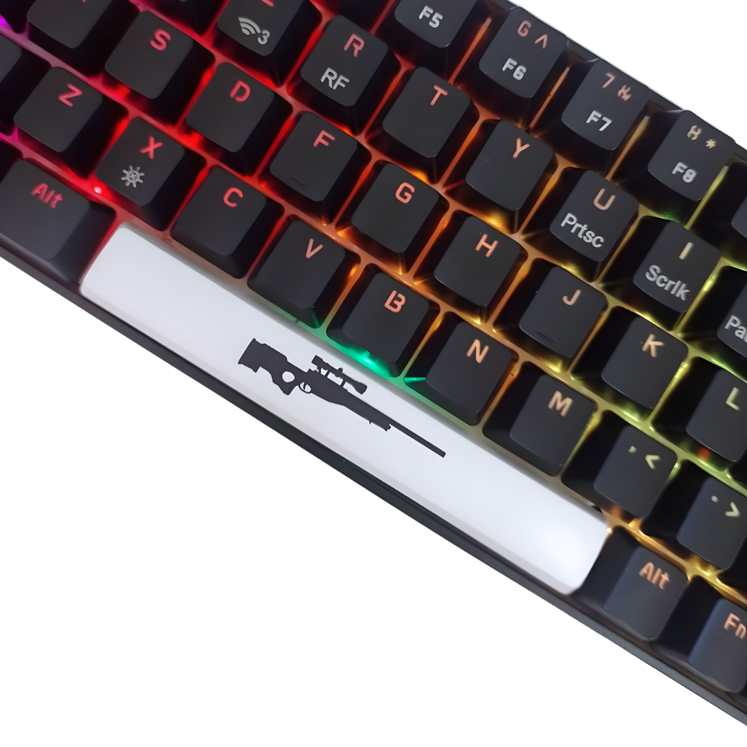 Comprar Barra de Espaço para Teclado Mecânico- Branca AWP Preta - a ...