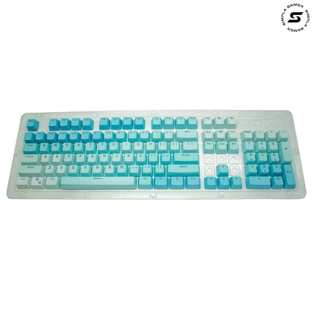 Comprar Keycaps Teclas degrade Azul - US - Keycaps personalizadas ...