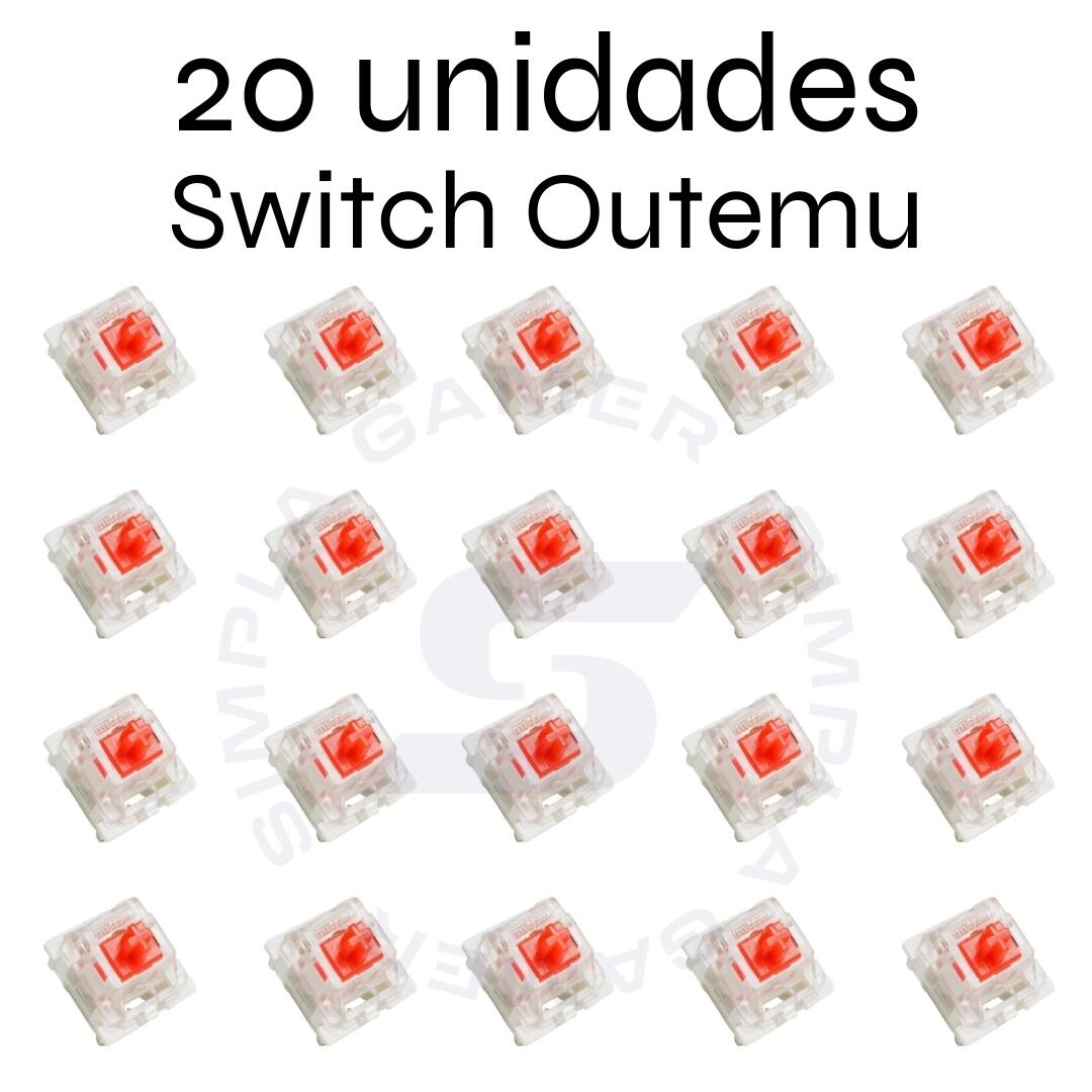 Comprar 20x Switch Outemu Red - Original no Brasil - a partir de R$28 ...