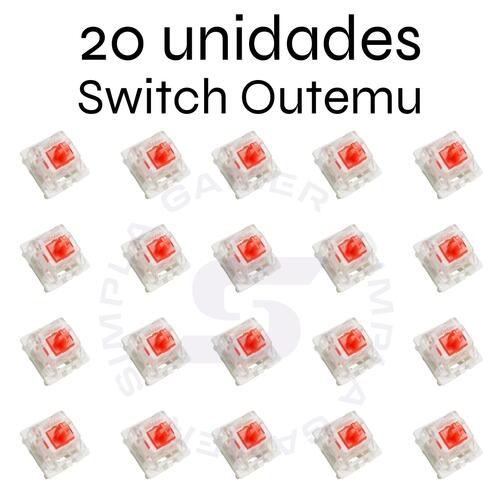 Comprar 20x Switch Outemu Red - Original no Brasil - a partir de R$28,50