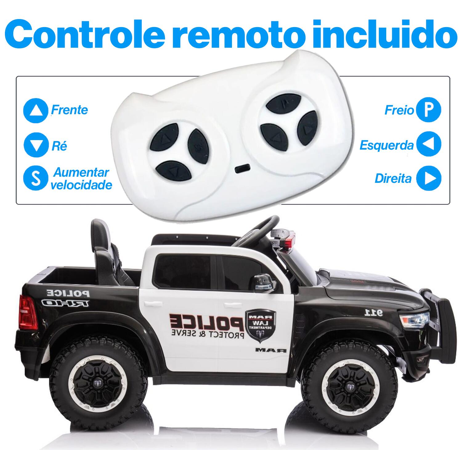Comprar Mini Carro Eletrico Infantil Dodge Ram Camionete para Criança 1 ...