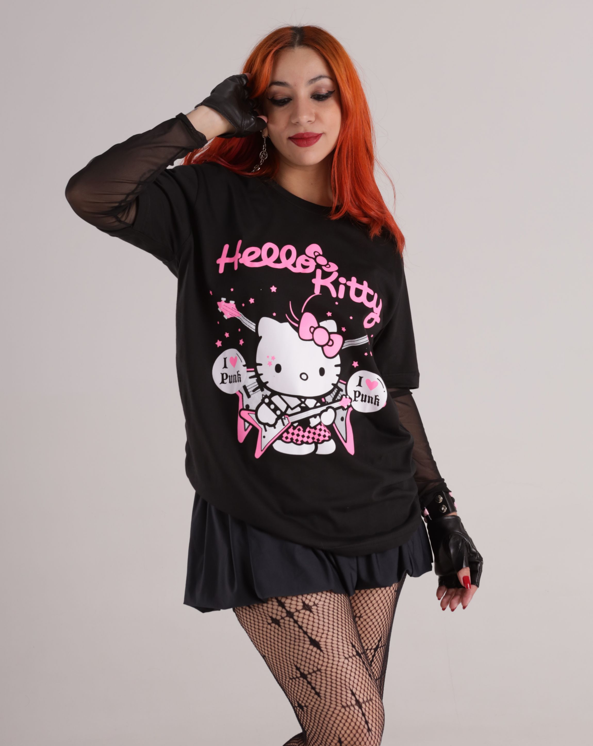 Comprar Camiseta Hello Kitty Punk - R$59,99 - Cabide do Rock