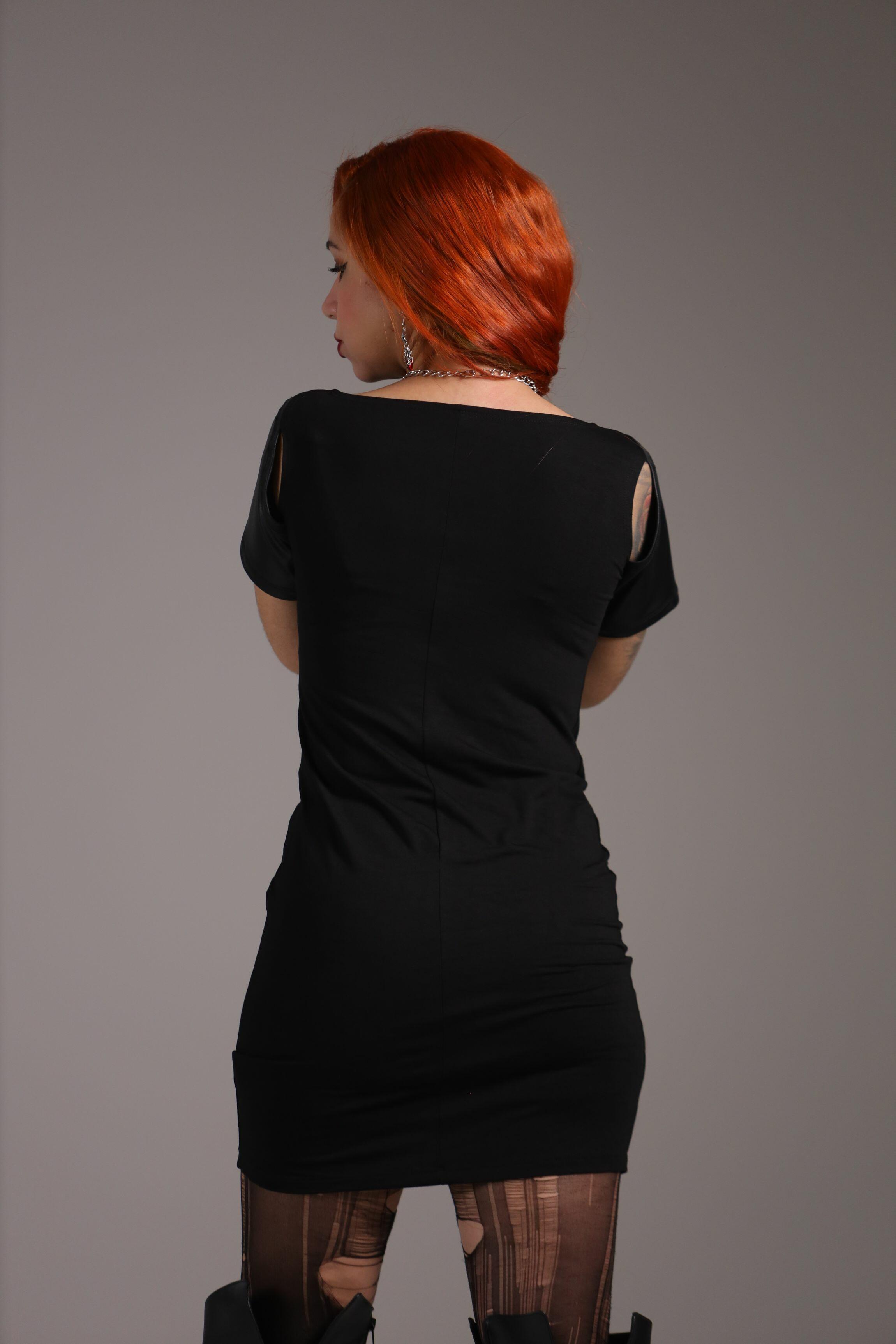 Comprar Vestido Guns N Roses Manga Recorte Estilizada