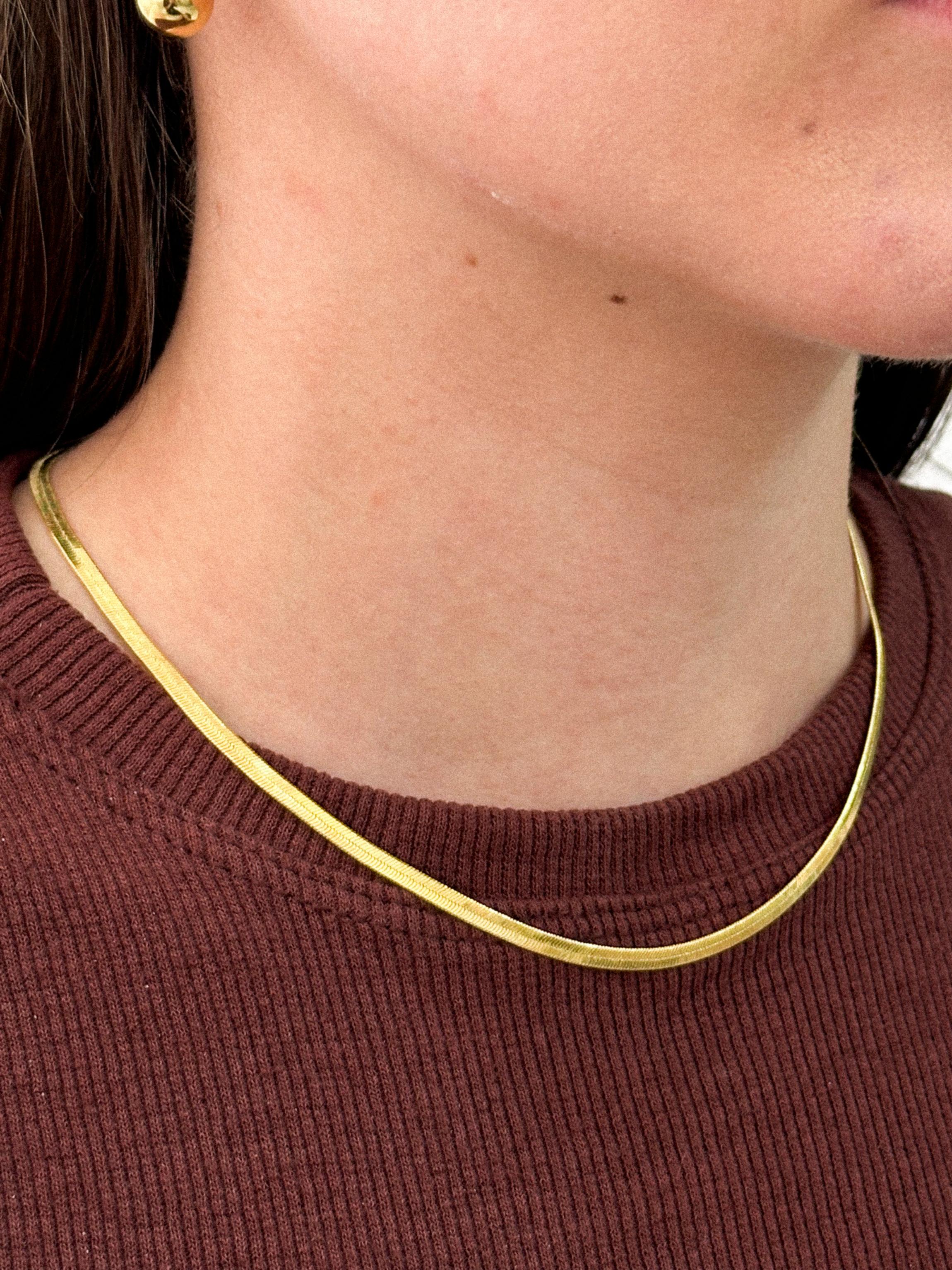 Comprar Colar fita snake dourado - pierottsemijoias