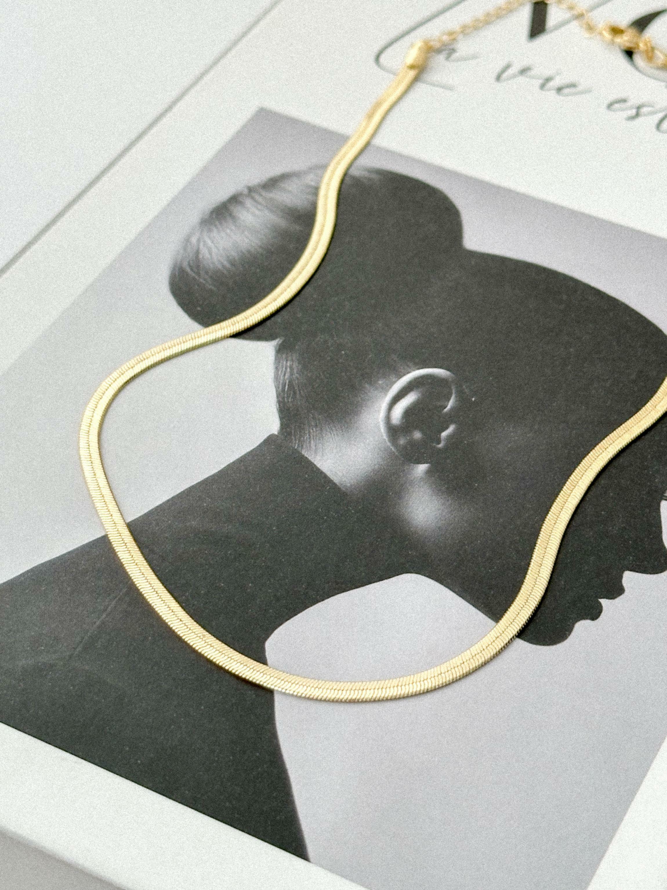 Comprar Colar fita snake dourado - pierottsemijoias