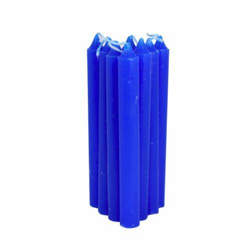 vela azul escura umbanda casinha das essências