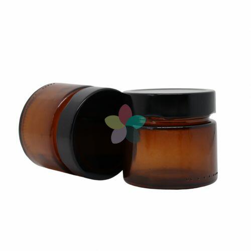Kit com 6 Potes de Vidro La Pianezza 210ml - Âmbar