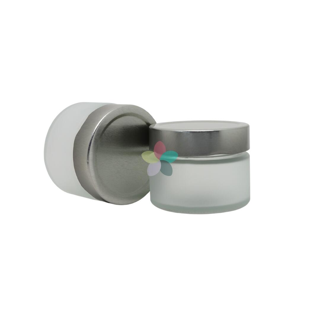 Kit com 6 Potes de Vidro Mini Pianezza 150ml - Fosco