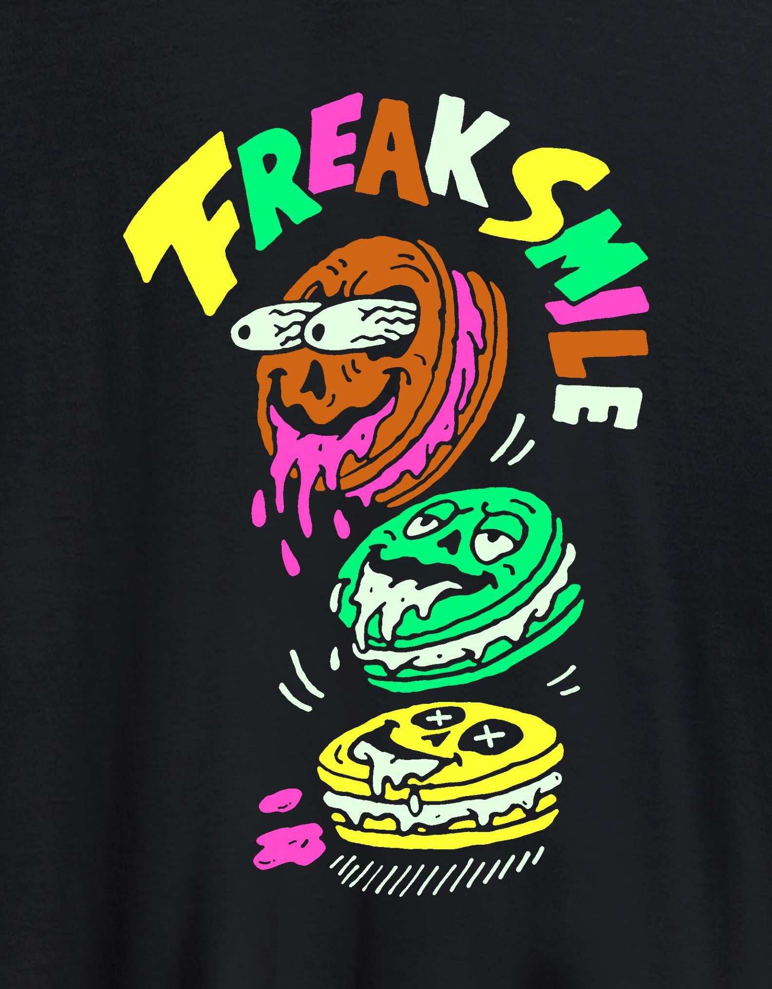 Camiseta Oversized Freakstein 100% Algodão Estampa Freak Smile - a ...