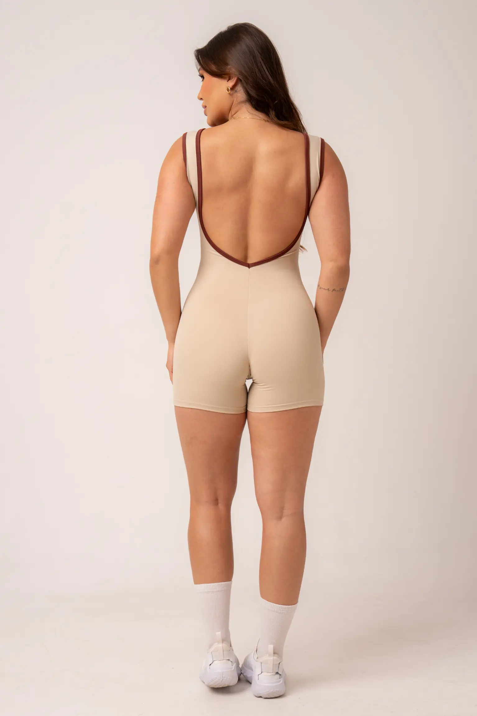 Comprar Macaquinho Alive Creme - Martier fitwear & beachwear