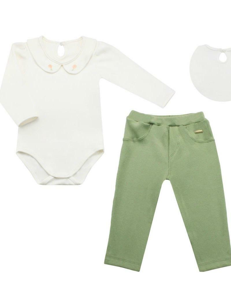 Comprar MINI BEAR CONJUNTO BODY E CALÇA GOLA - DANMOO KiDS