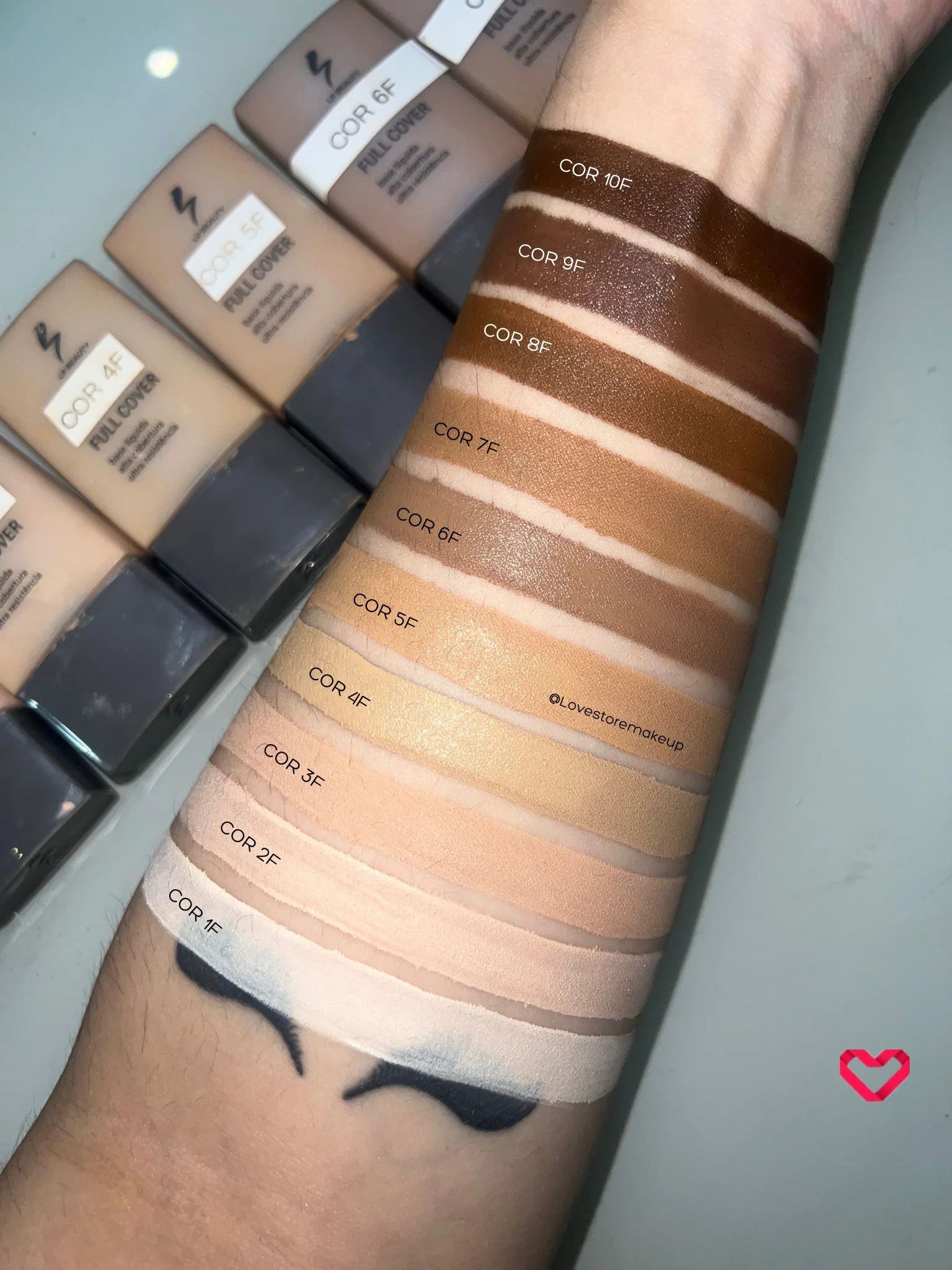 Base Líquida Full Cover - LP Beauty