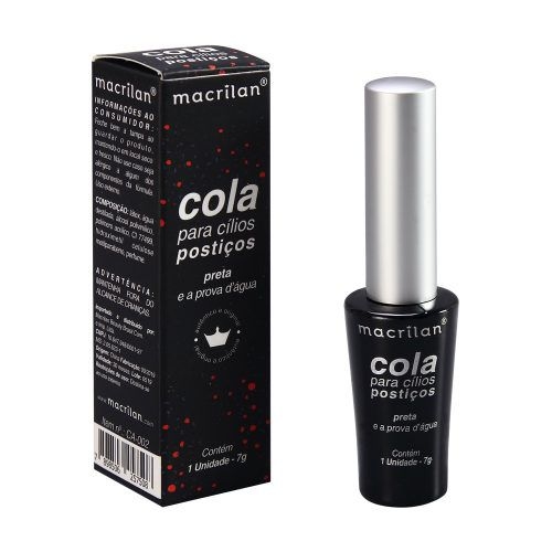 Cola para cílios postiços preto Macrilan