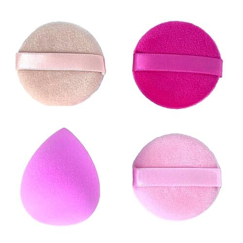 Kit com 4 unidades esponjas para maquiagem