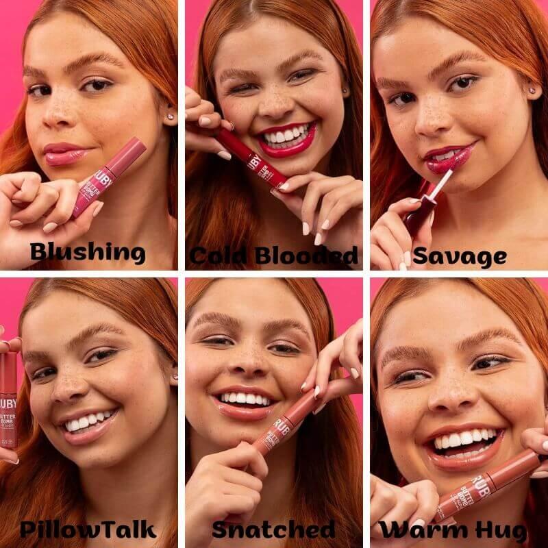 Gloss labial Butter Bomb - Ruby Kisses