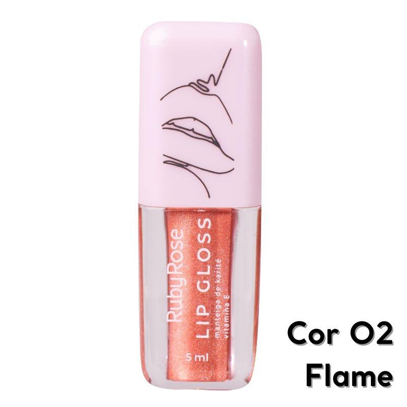 Lip Gloss maquiagem labial - Ruby Rose