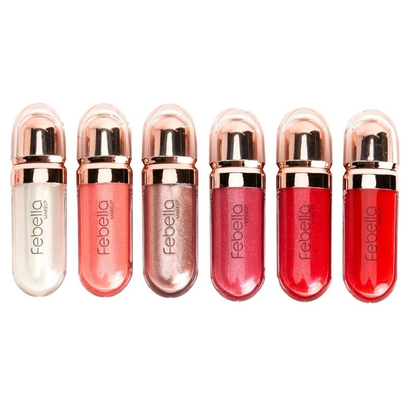 Gloss Labial Brilhante - Febella Makeup