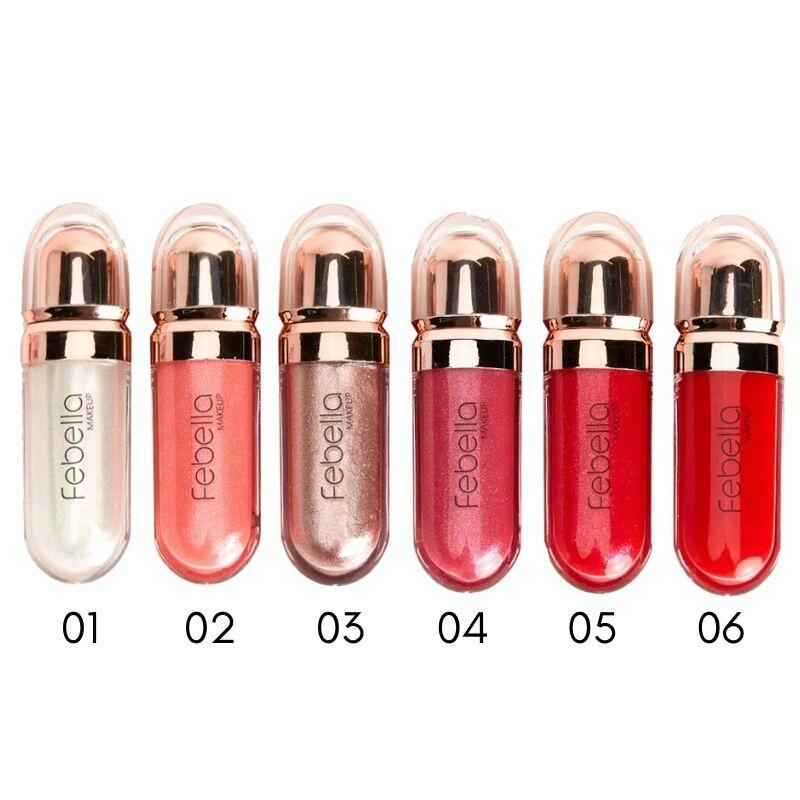 Gloss Labial Brilhante - Febella Makeup