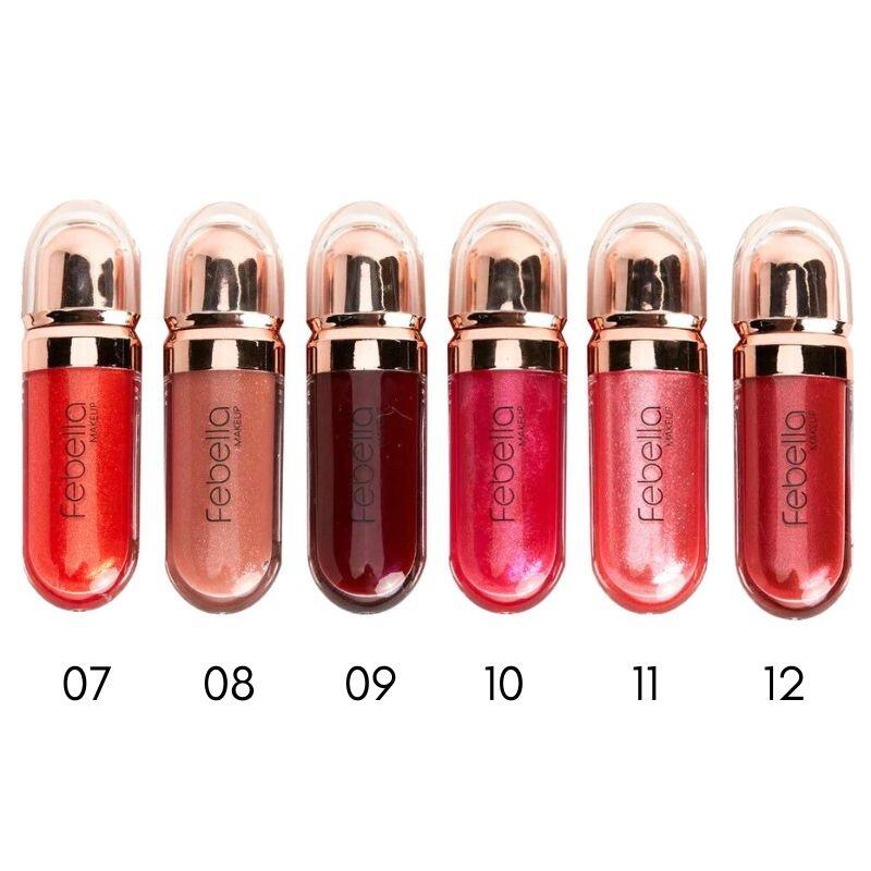 Gloss Labial Brilhante - Febella Makeup