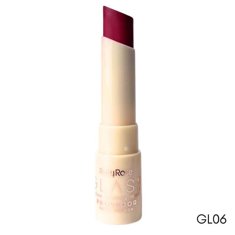 Batom creamy matte Glass - Ruby Rose
