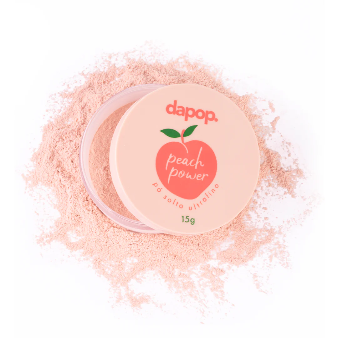 Pó solto ultrafino Peach - Dapop