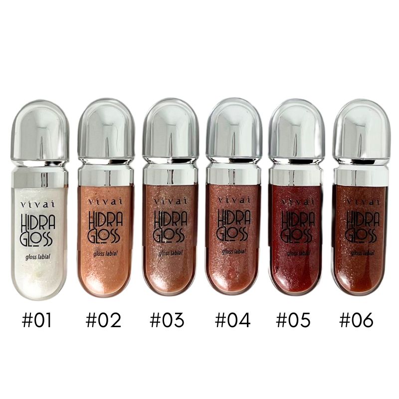 Hidra Gloss Labial Tons Nudes - Vivai