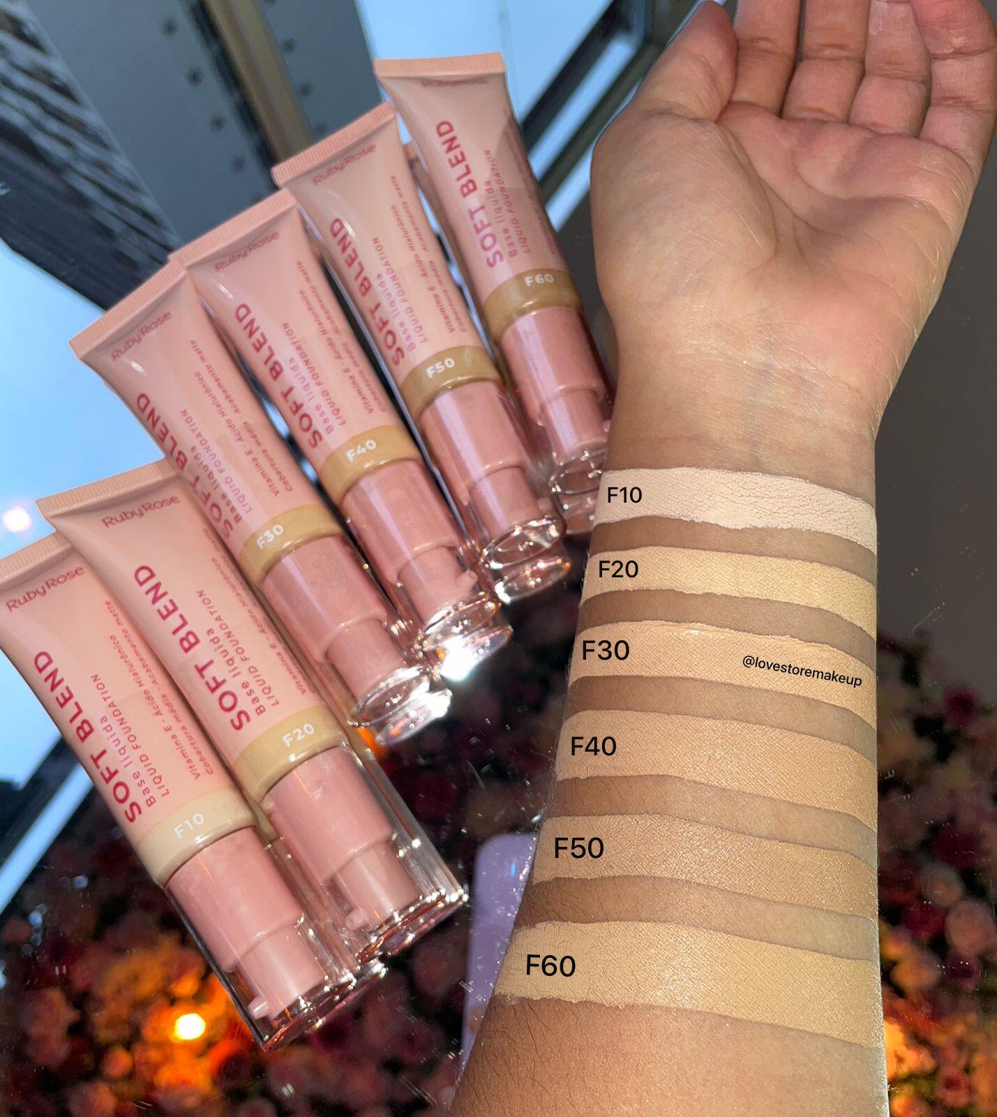 Base líquida Soft Blend - Ruby Rose