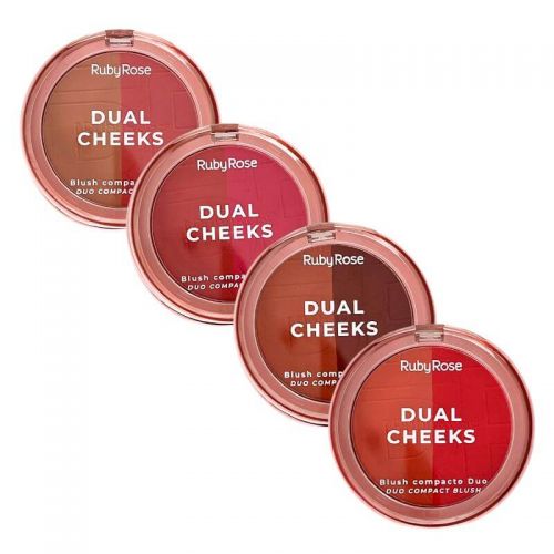 Blush compacto Dual Cheeks - Ruby Rose