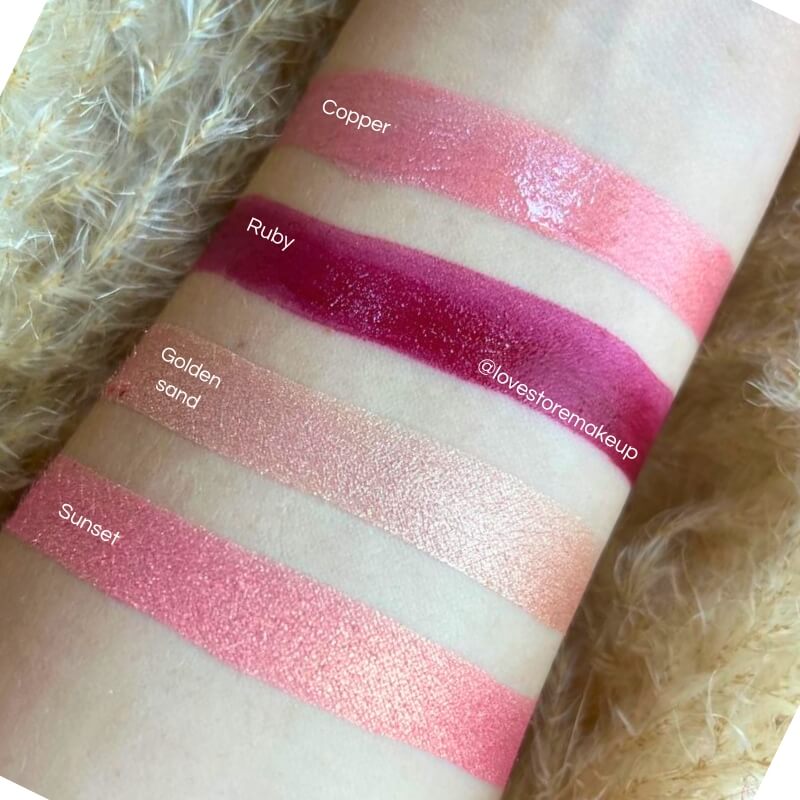 Paleta Blush e Iluminador Berry Bronze Ruby Rose