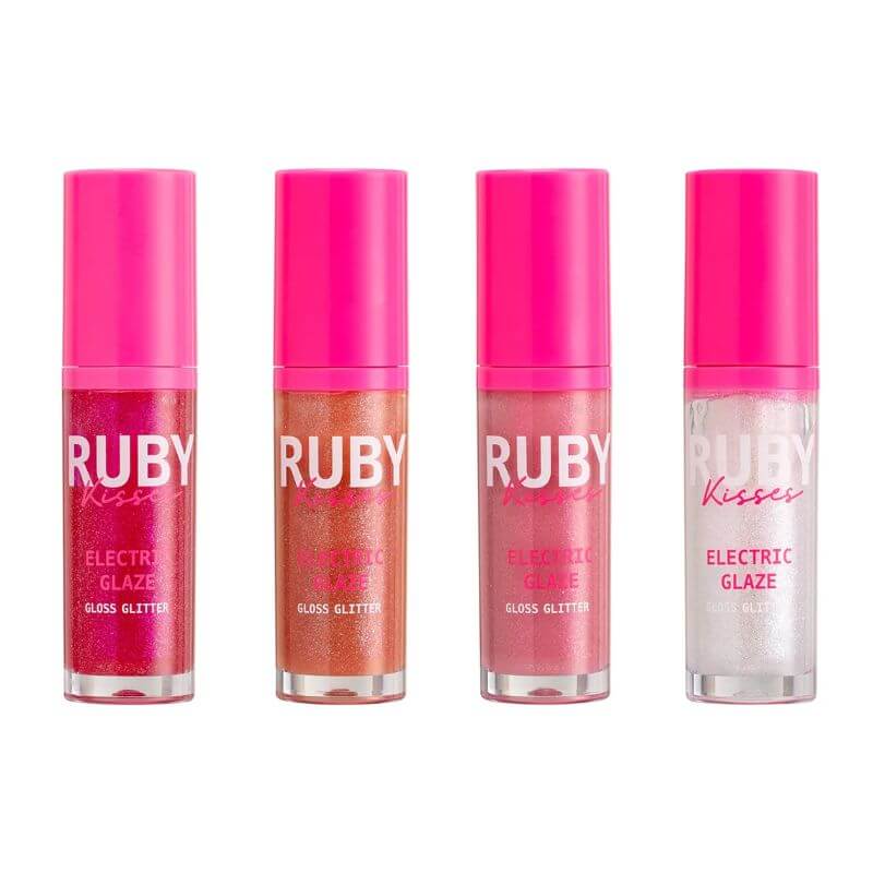 Gloss Glitter Electric Glaze - Ruby Kisses