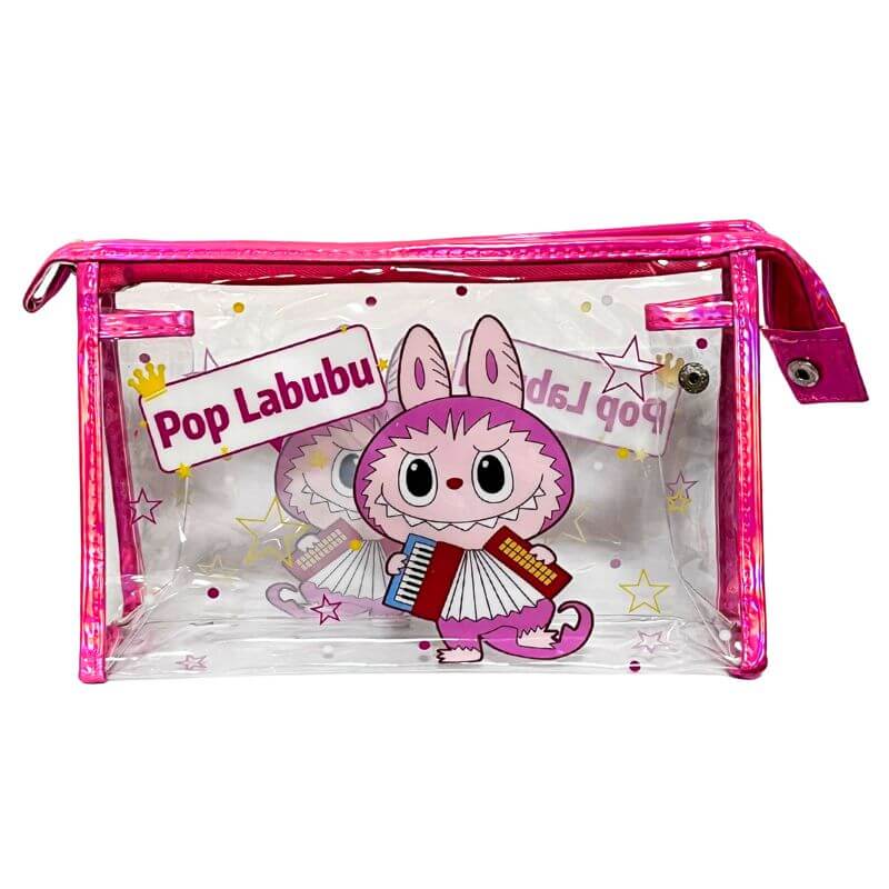 Necessaire Bolsinha com Zíper Labubu