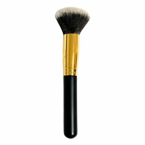 Pincel Kabuki arredondado preto