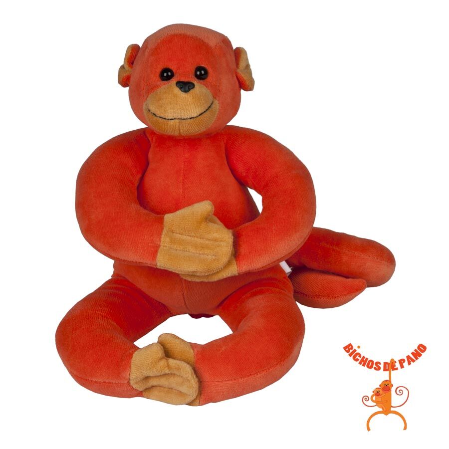 Comprar Macaco Barrigudinho Laranja G Bicho de Pano - a partir de R$161 ...