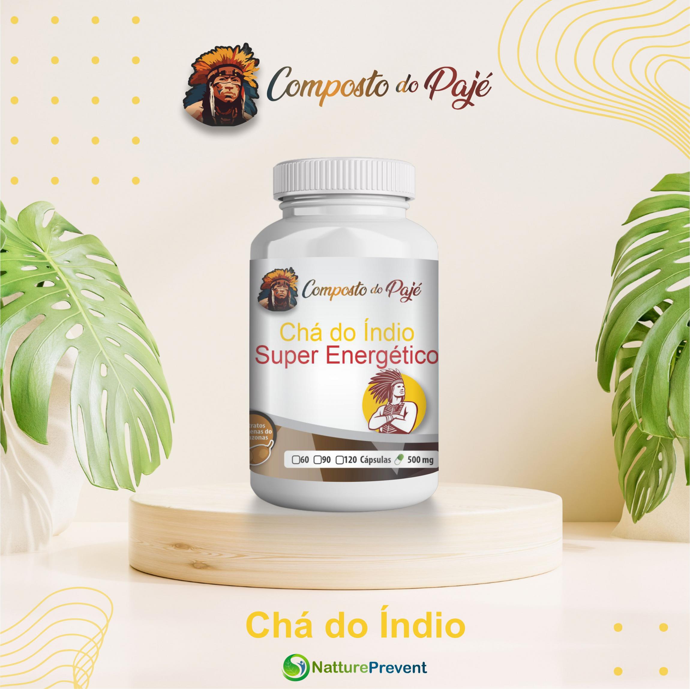 Comprar Composto do Pajé - Chá do Índio Super Energético 500 mg ...
