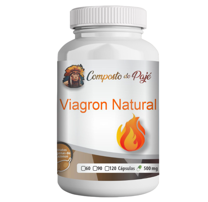 Comprar Composto do Pajé - Viagron Natural 500 mg - de R$21,49 a R$28 ...