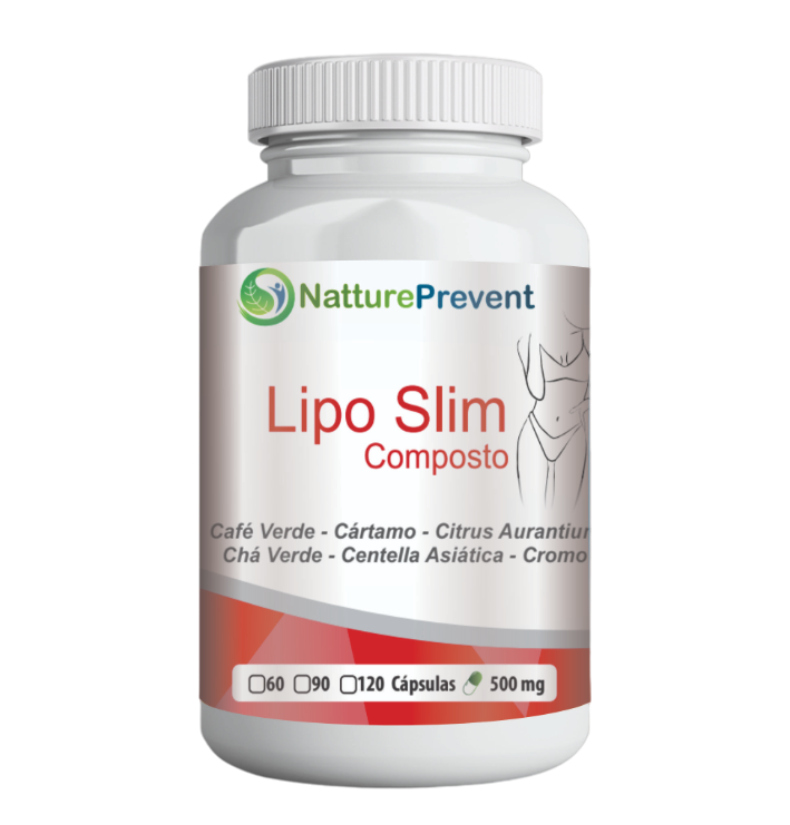 Comprar Lipo-Slim Composto Emagrecedor 500 mg - Café Verde, Cártamo ...