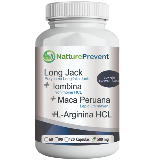 Comprar Long Jack, Iombina, Maca Peruana e L-Arginina Hcl 500 mg - de R ...