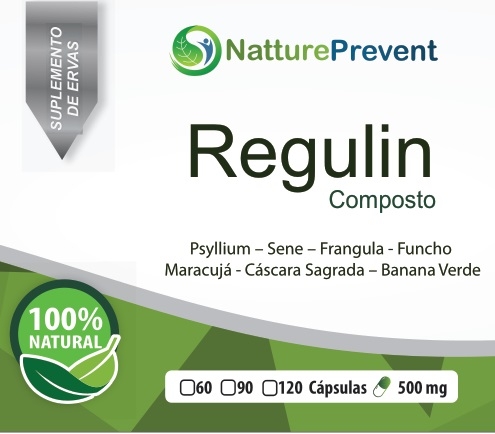 Comprar Composto Regulin 500 mg - Psyllium, Sene, Frangula, Funcho ...