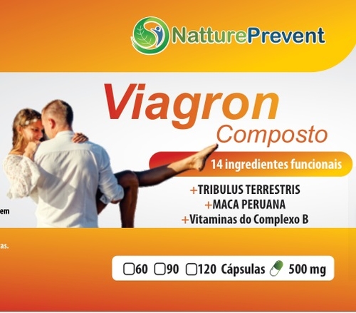 Comprar Viagron Composto 500 mg - de R$21,49 a R$28,79 - Naturaisweb
