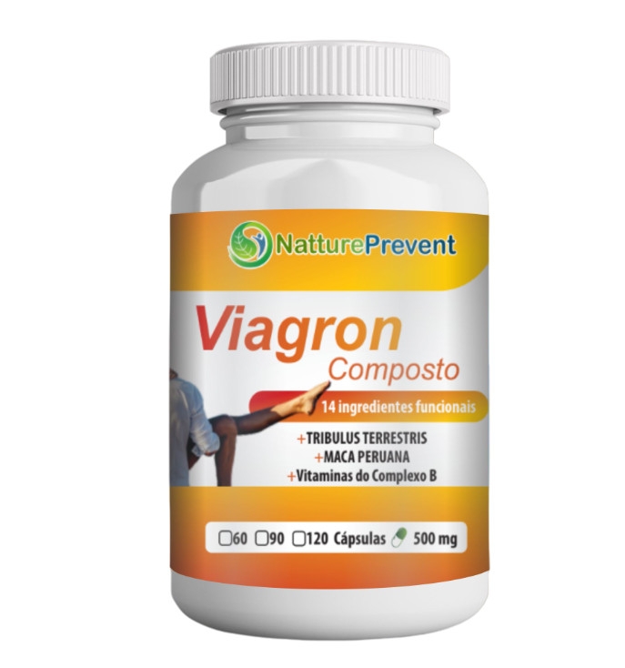 Comprar Viagron Composto 500 mg - de R$21,49 a R$28,79 - Naturaisweb