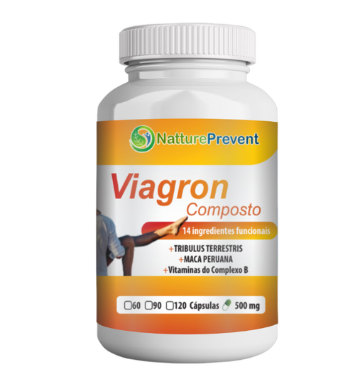 Comprar Viagron Composto 500 mg - de R$21,49 a R$28,79 - Naturaisweb