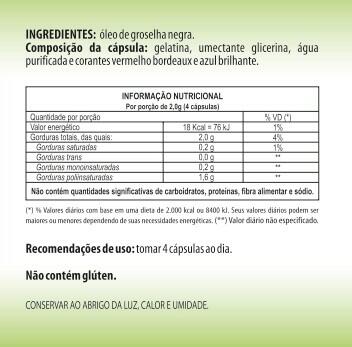 Comprar Groselha Negra 750 mg Softgel - a partir de R$25,07