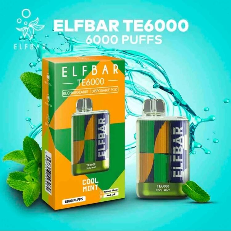Elf Bar 6000: pod descartável TE6000