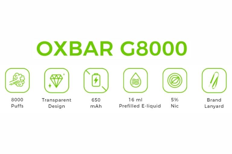 OXBAR G8000: o pod descartável mais famoso do momento!